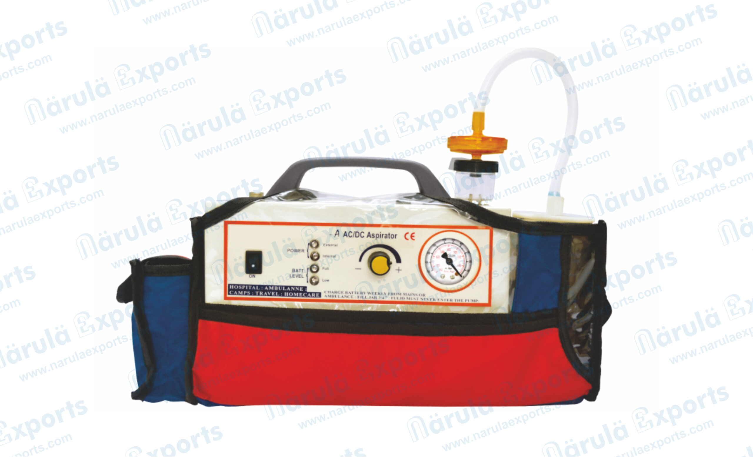 High Vacuum Battery & Manual Operated Suction Unit -Narula Exports