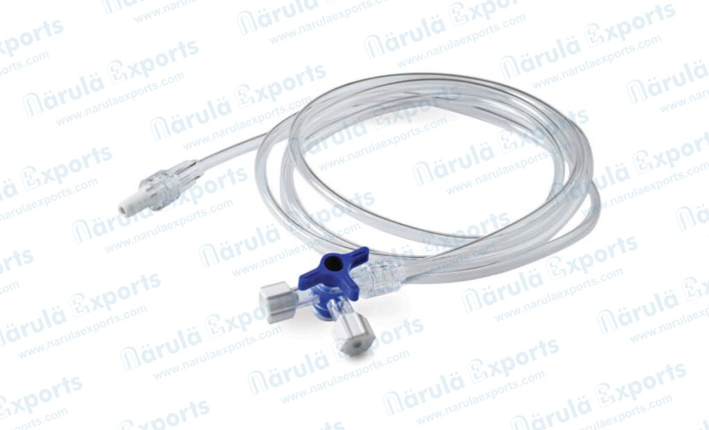 3 Way Stop Cock With Extension Tube Manufacturer - Narula Exports
